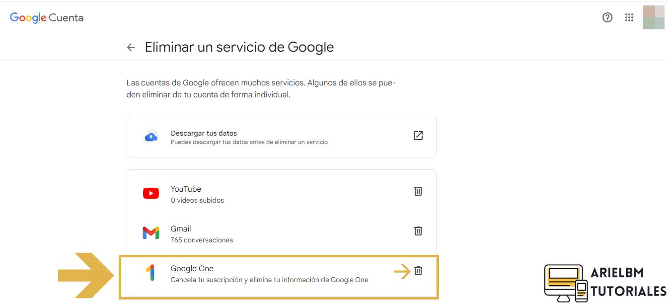 Cómo cancelar la suscripción de Google One desde PC 2025