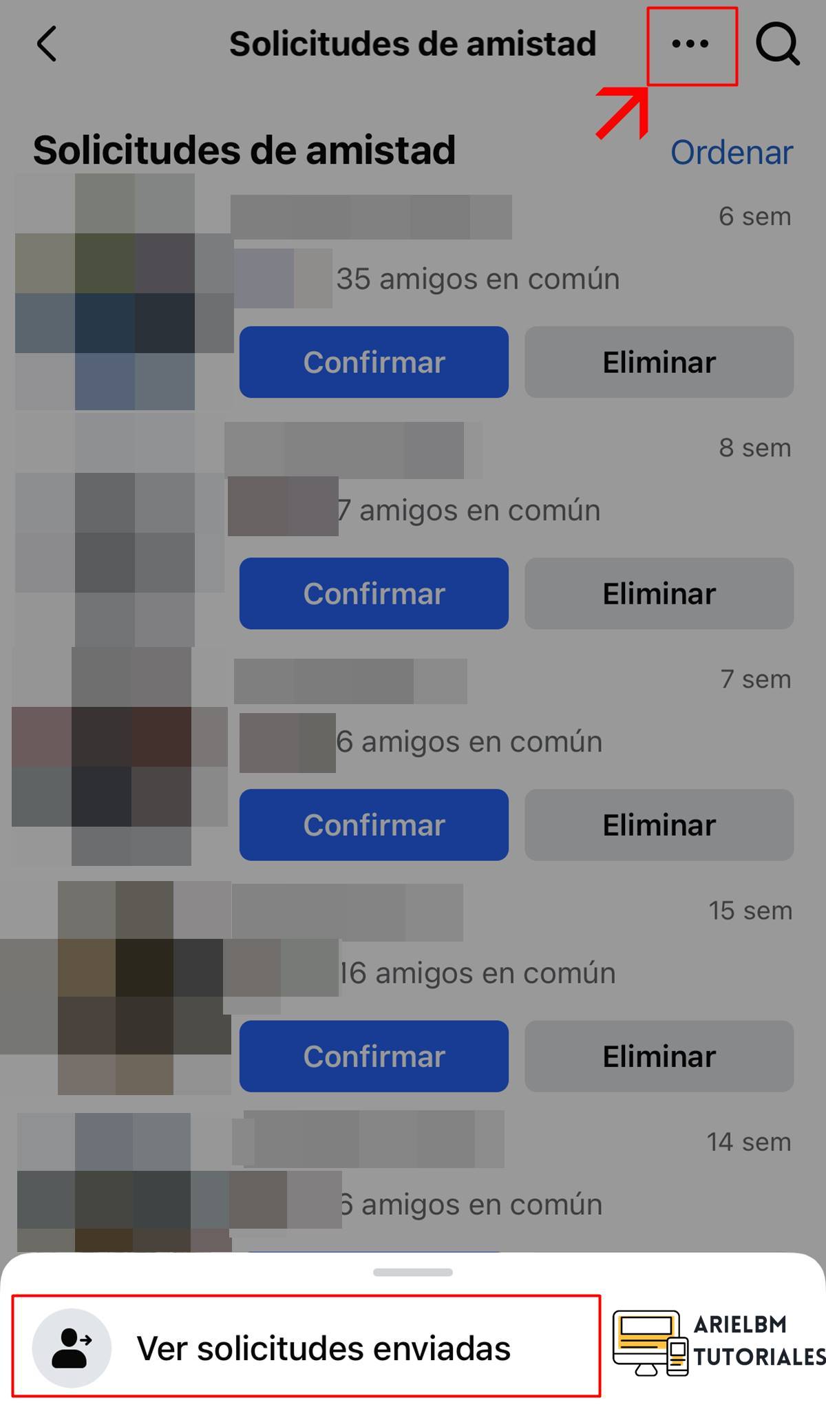 Como ver Solicitudes de Amistad Enviadas en Facebook desde mi Celular 2025